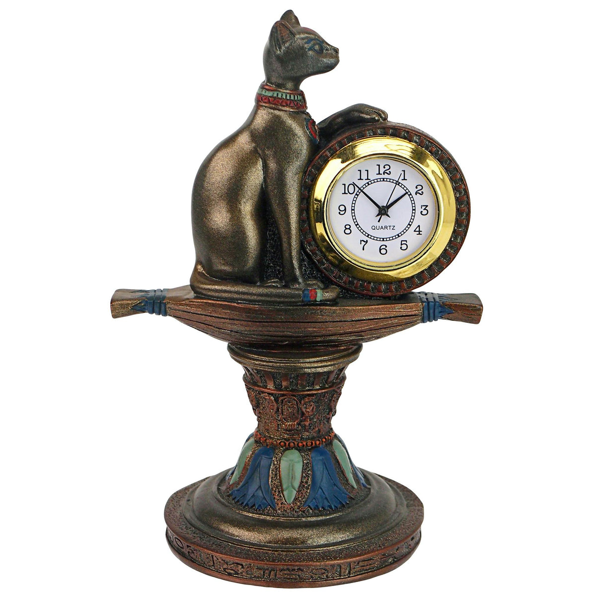 Bastet's Egyptian Altar Timepiece – LivingSpaceGear