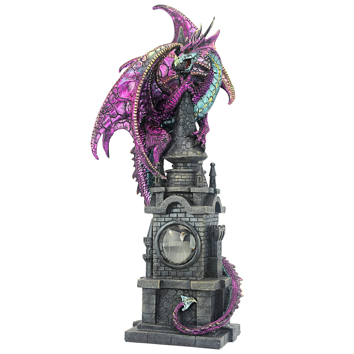 The Wizard's Dragon of Bulwark Tower Statue – LivingSpaceGear