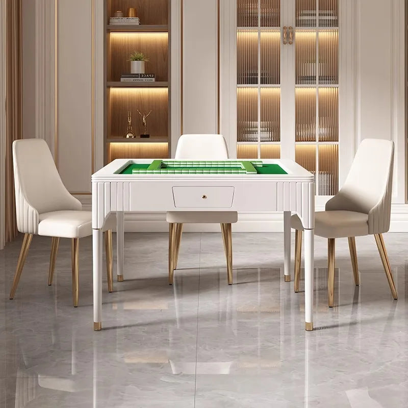 Solid Wood Mahjong Table Dining Table Integrated Fully Automatic ...